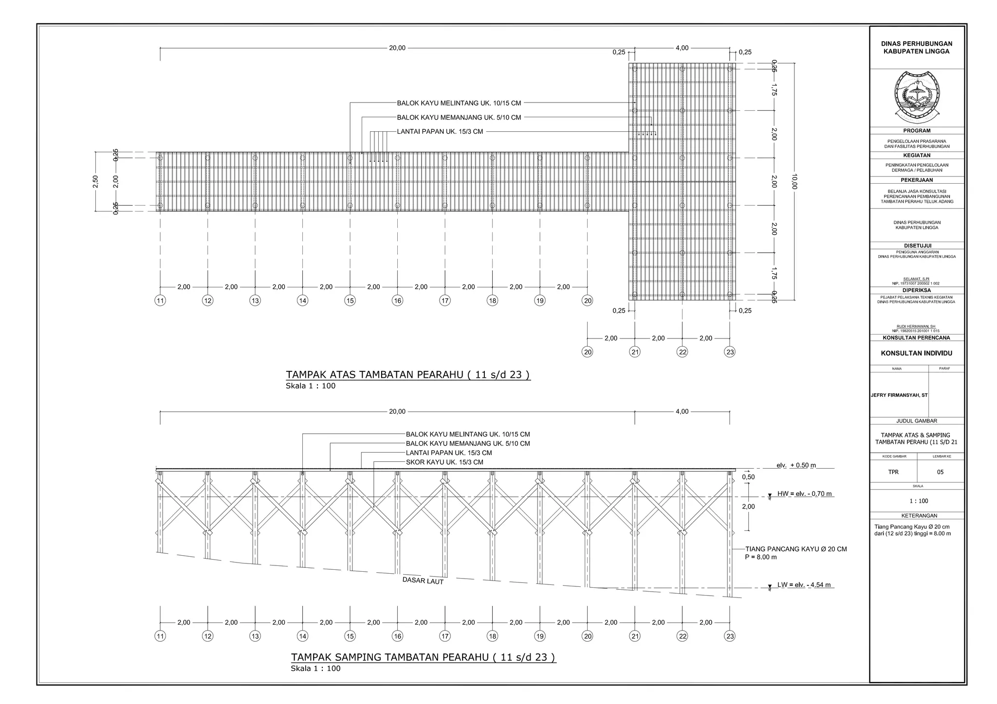 GAMBAR PERENCANAAN TAMBATAN PERAHU TELUK ADANG.pdf