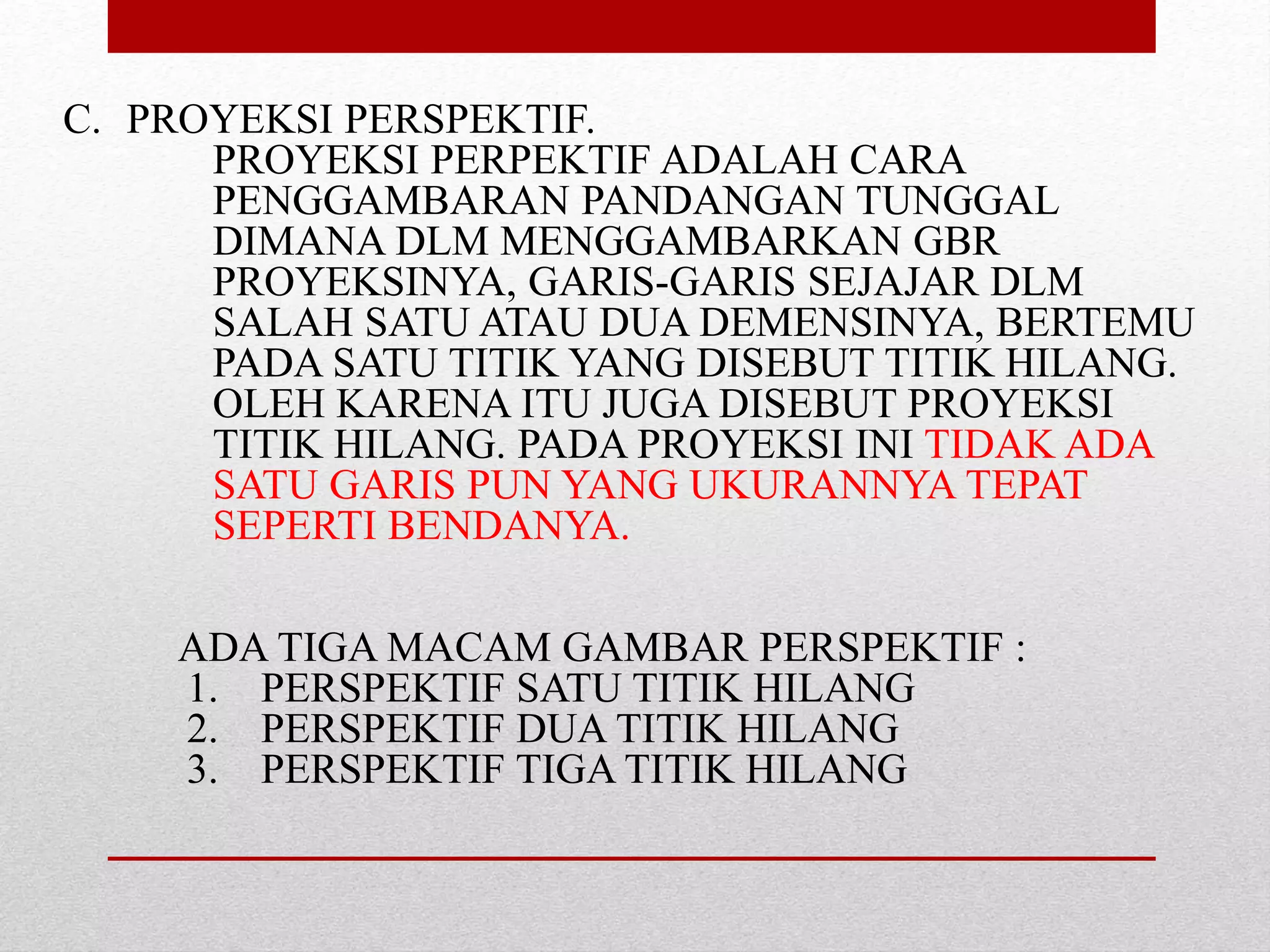 Gambar proyeksi | PPTX