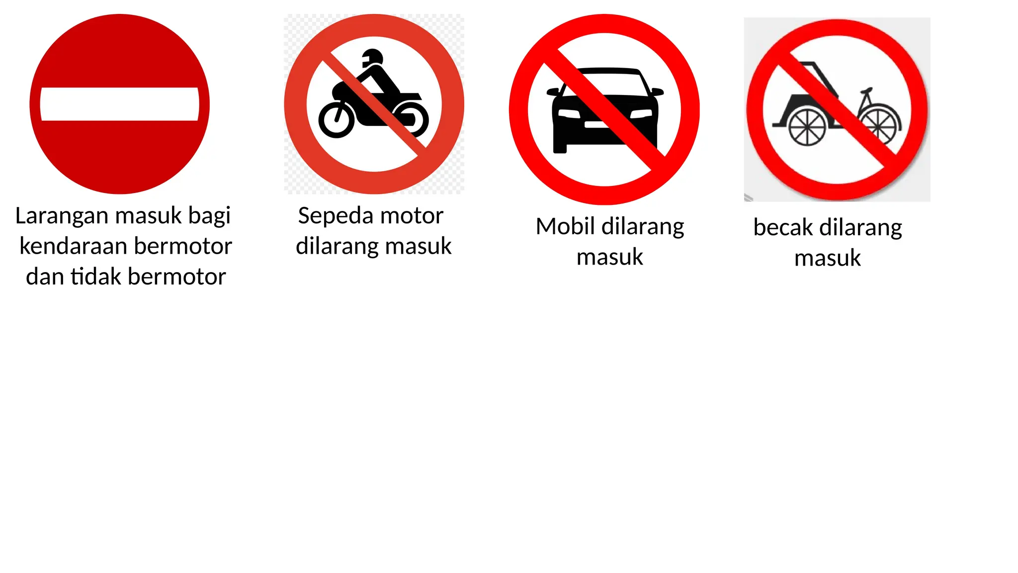 Gambar rambu-rambu lalu lintas_Bahasa Indonesia.pptx