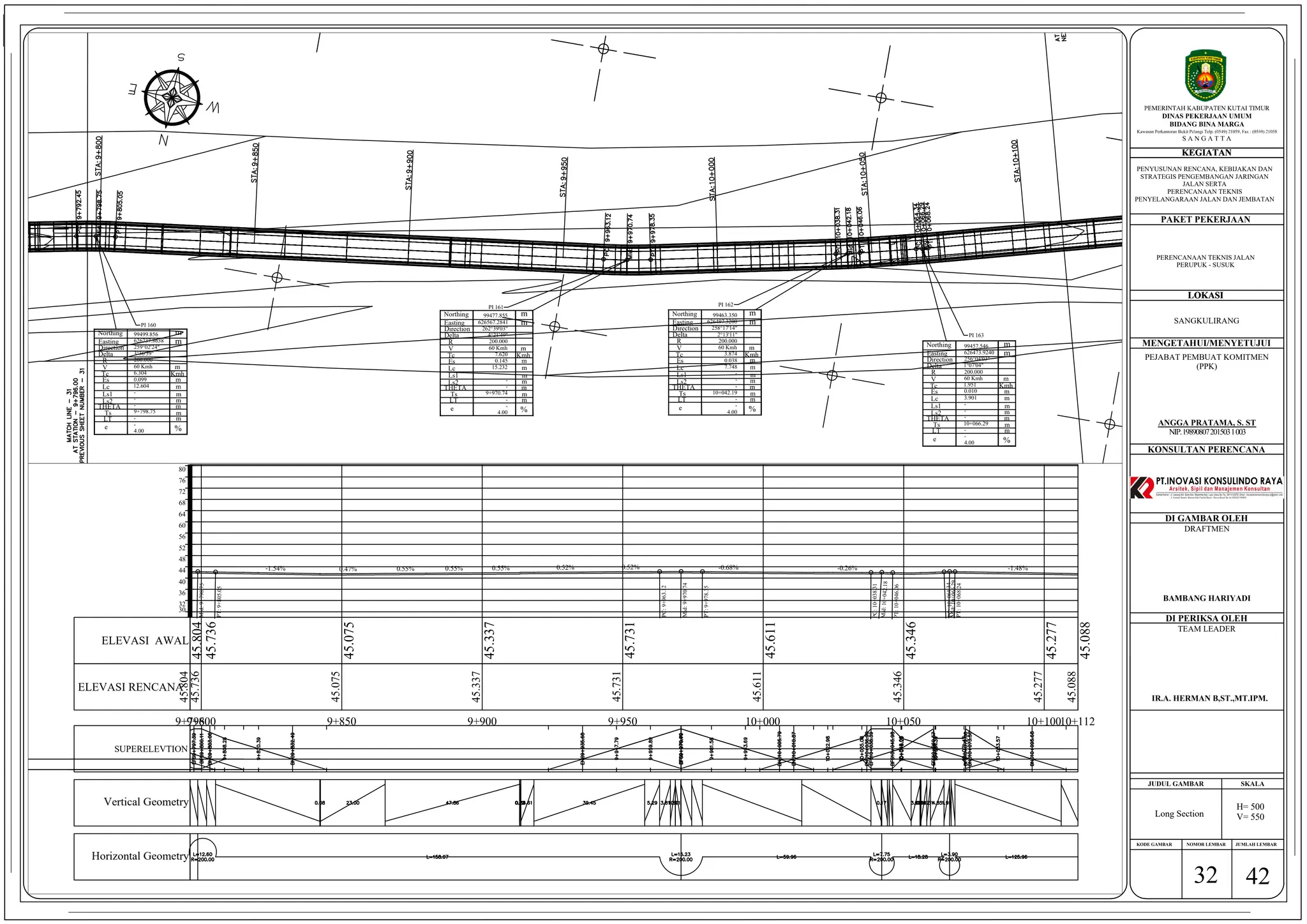 GAMBAR PERENCANAAN JALAN KABUPATEN KUTAI TIMUR | PPT