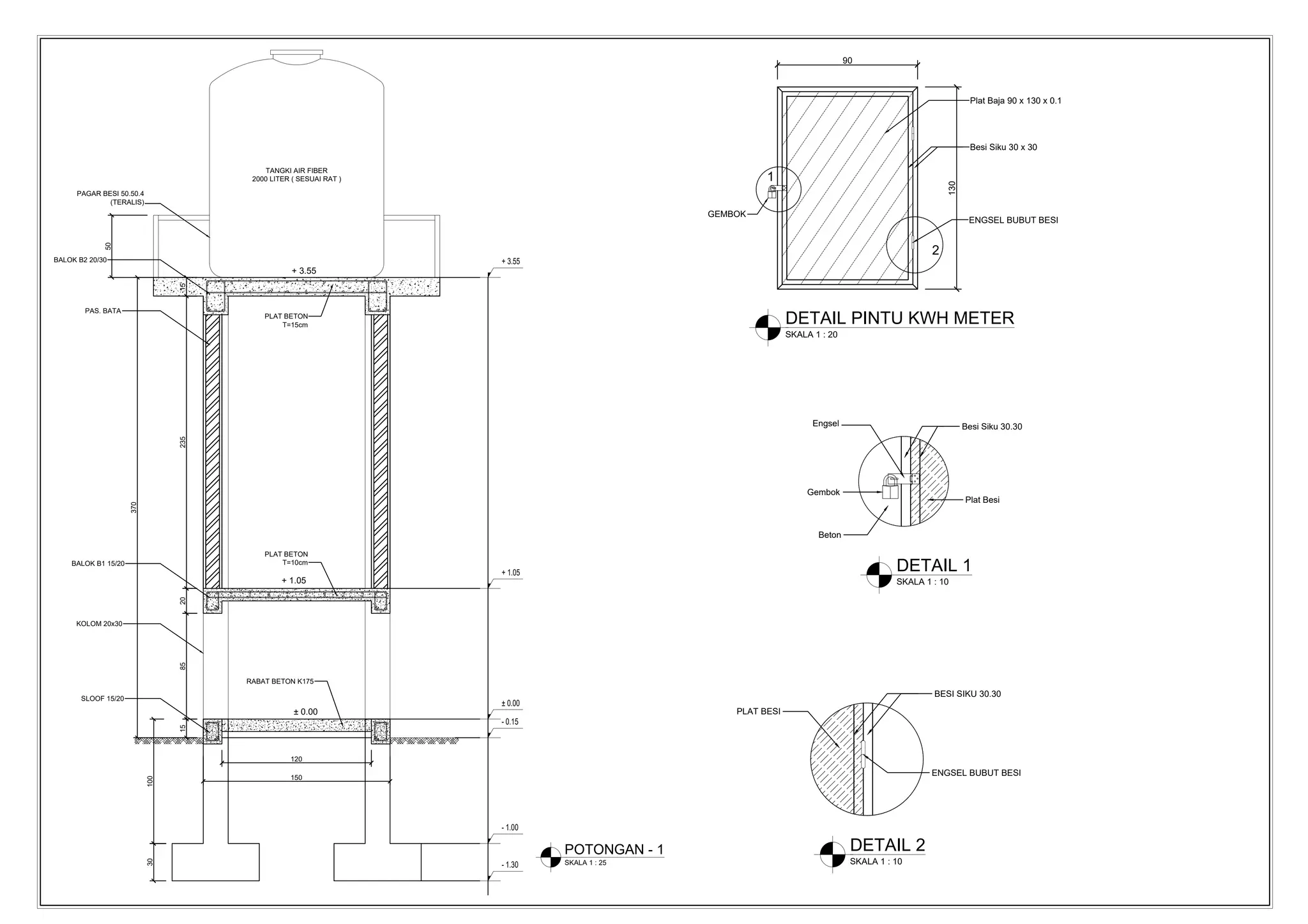GAMBAR RENCANA SUMUR BOR.pdf
