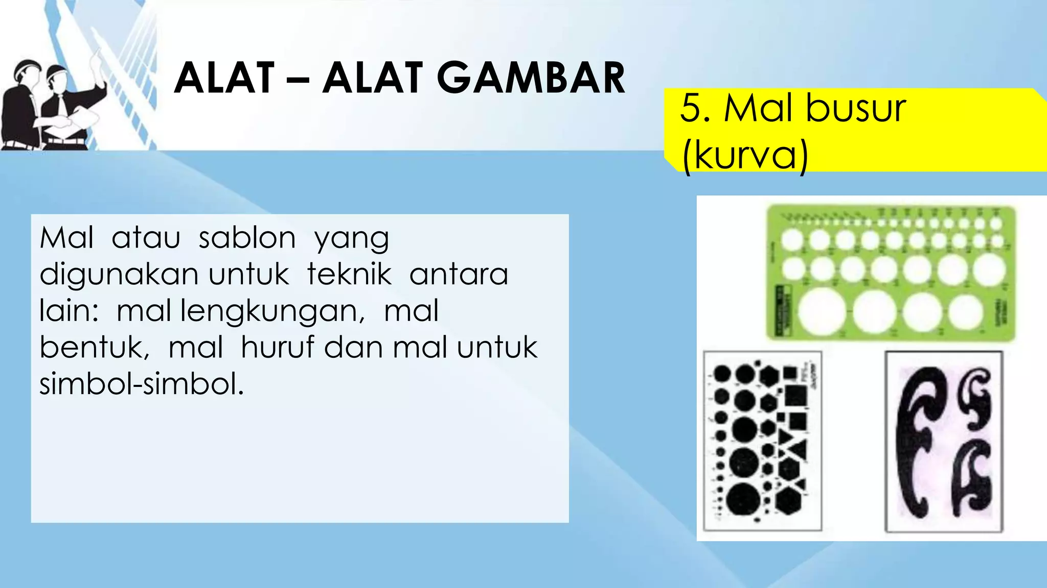 Gambar teknik bahan ajar | PPTX