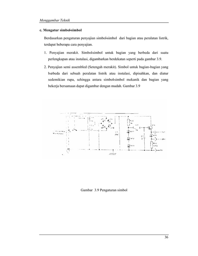 Gambar teknik elektro | PDF