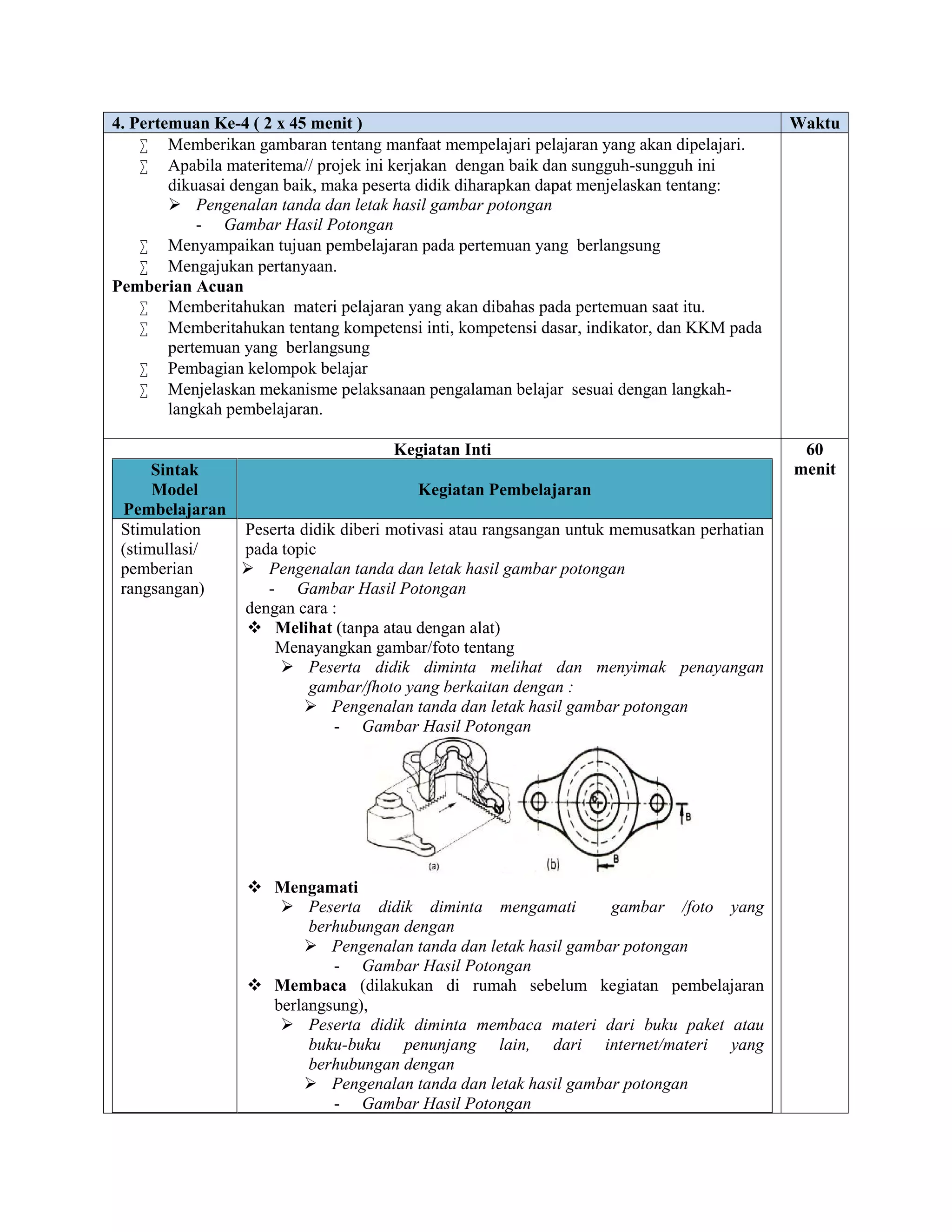 RPP SMK Gambar Teknik Kelas XI | PDF