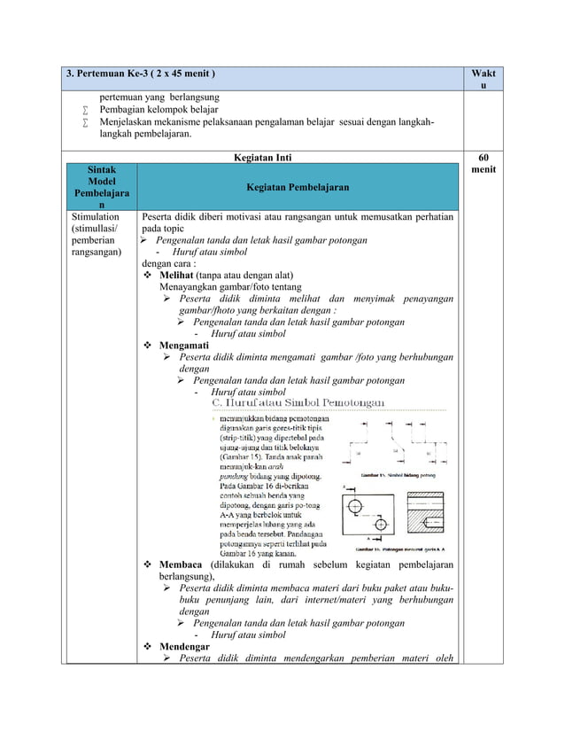 RPP SMK Gambar Teknik Kelas XI | PDF