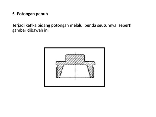 gambar teknik Pandangan potongan pada gambar.pptx