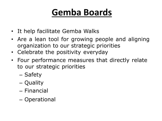 Gemba walk | PPTX