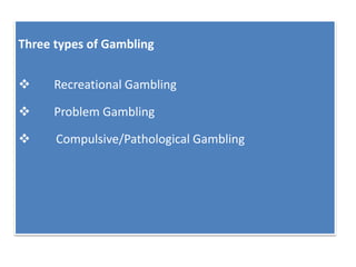 Gambling in Investment Management | PPTX
