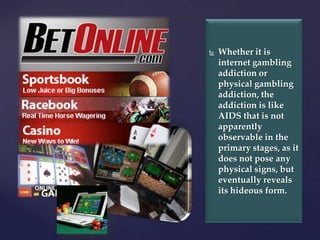 Gambling addiction | PPTX