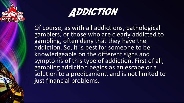Gambling addiction