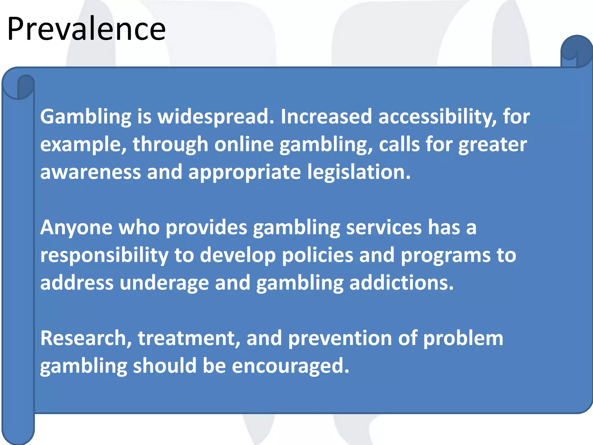 Concepts & Treatment of Gambling Addiction | PDF