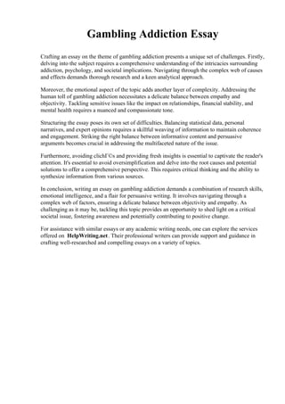 Gambling Addiction Essay.pdf