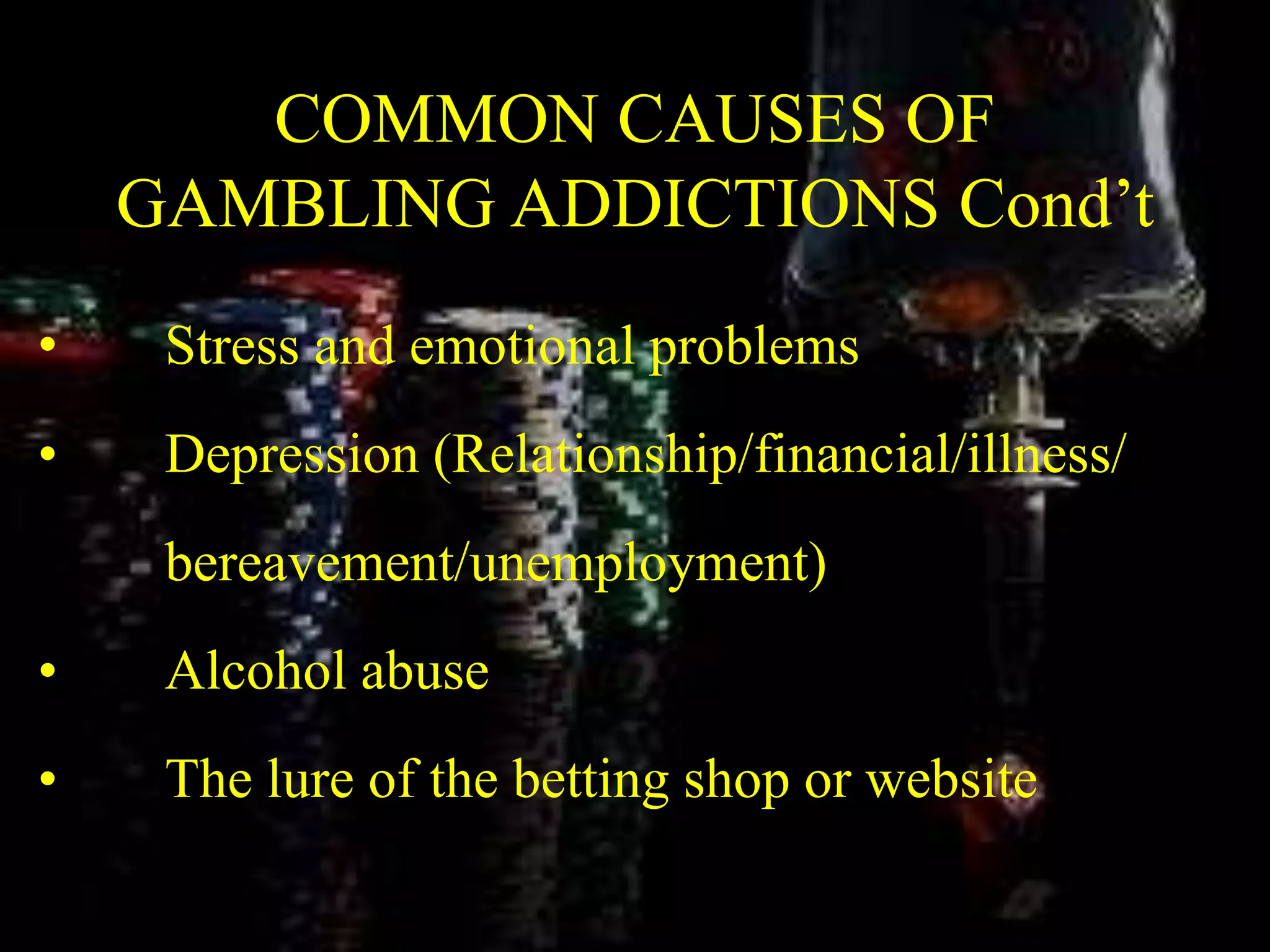 Gambling addiction presentation | PPTX