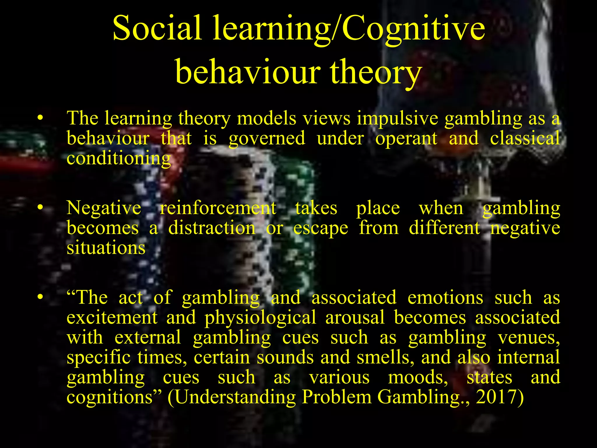 Gambling addiction presentation | PPTX