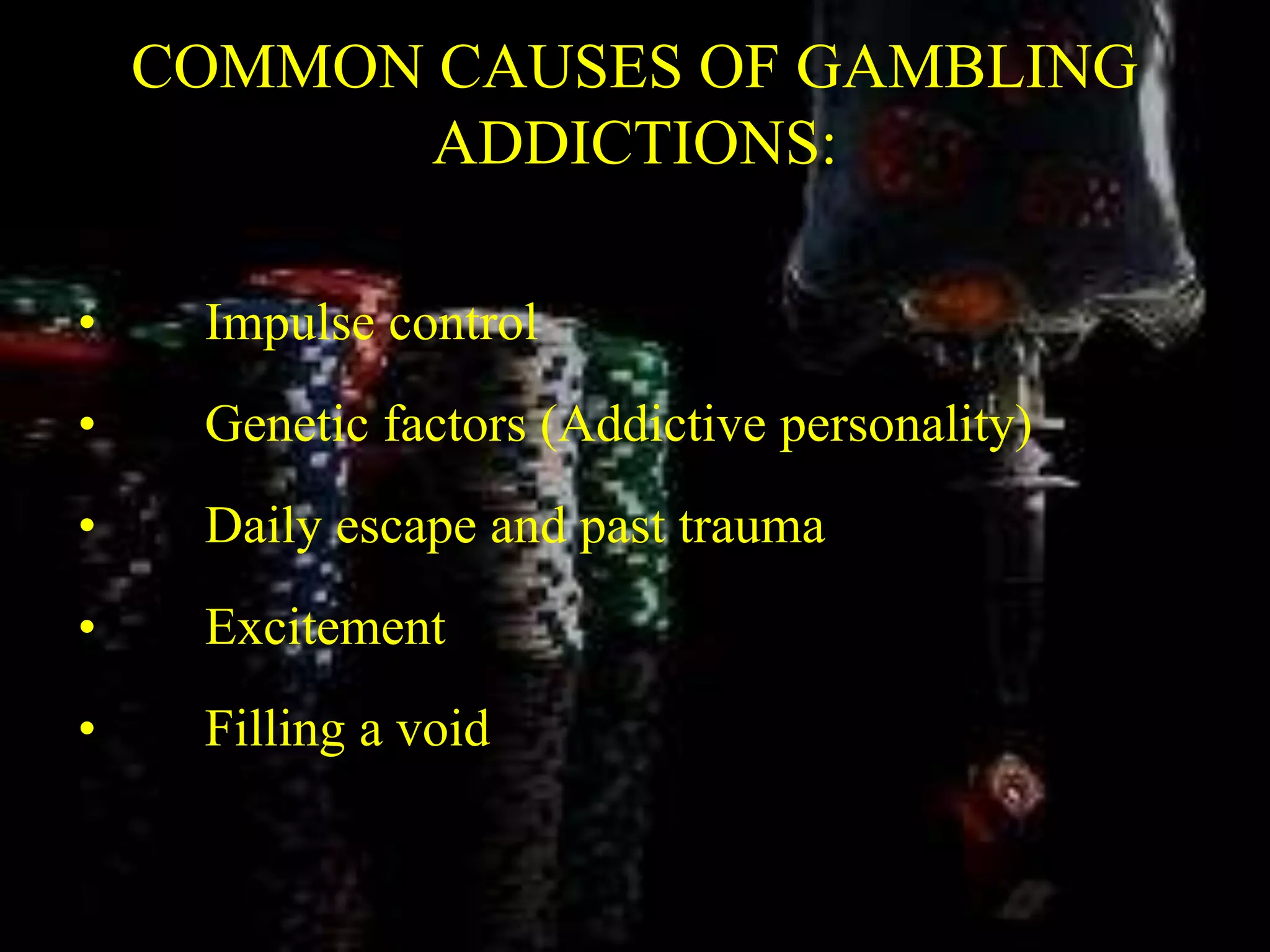 Gambling addiction presentation | PPTX