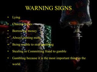 Gambling addiction presentation | PPTX