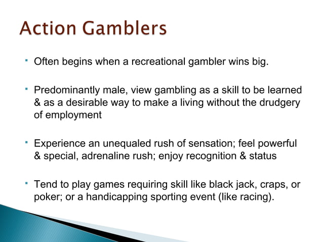 Gambling use disorder process addictions | PPT