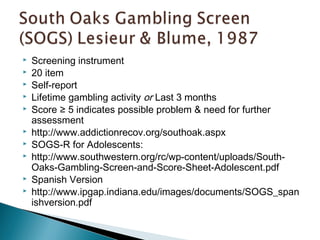 Gambling use disorder process addictions | PPT