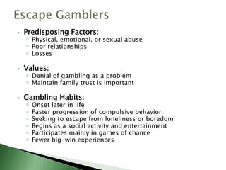 Gambling use disorder treatment considerations | PPT