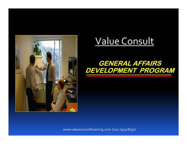 General Affairs Management Development Program | PDF