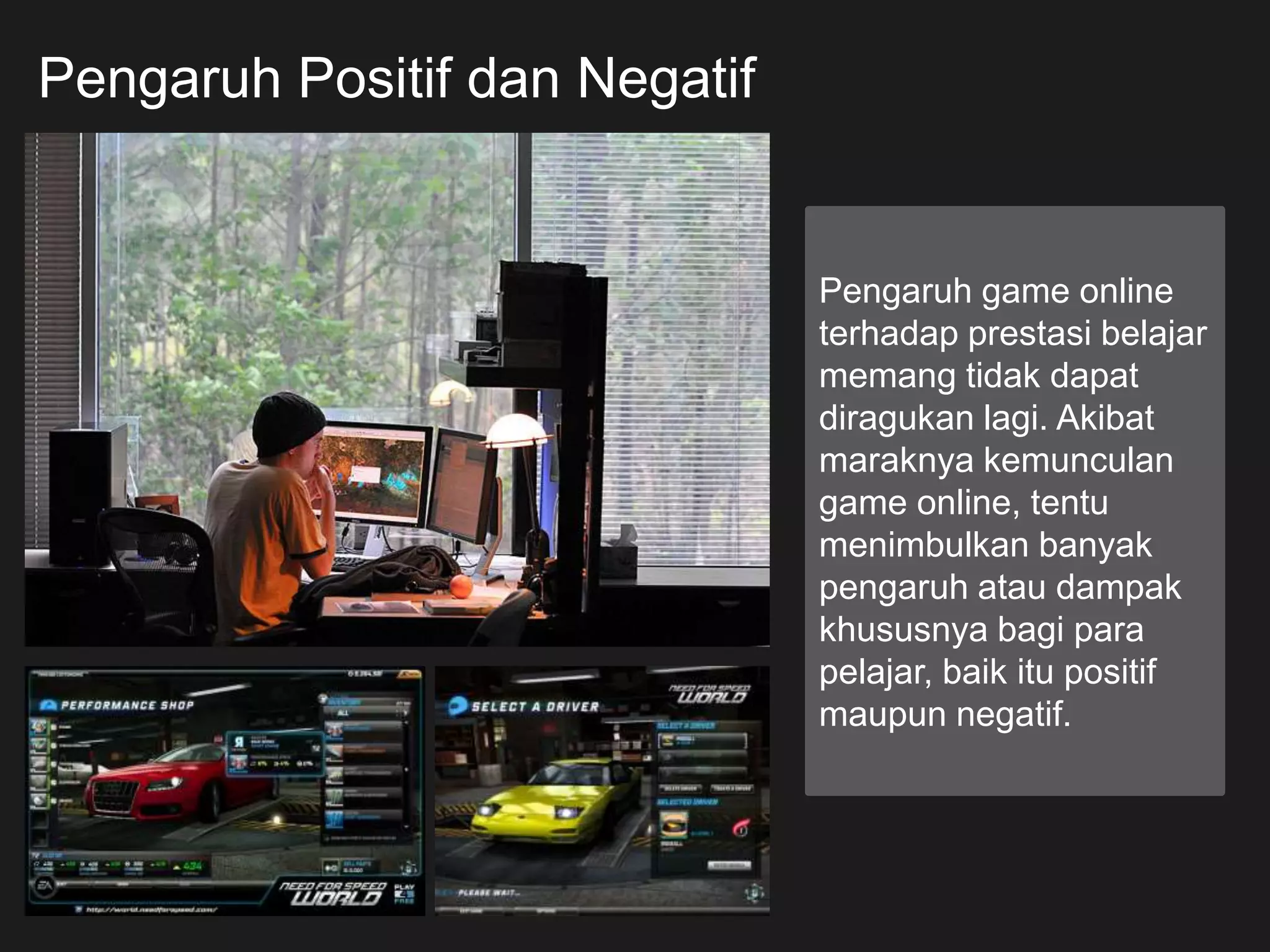 Pengaruh Game Terhadap Prestasi Belajar | PPTX