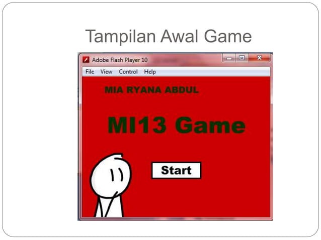 Game Flash Actionscript 30 Ppt