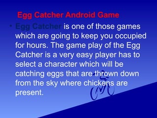 BEST ANDROID GAME | PPT