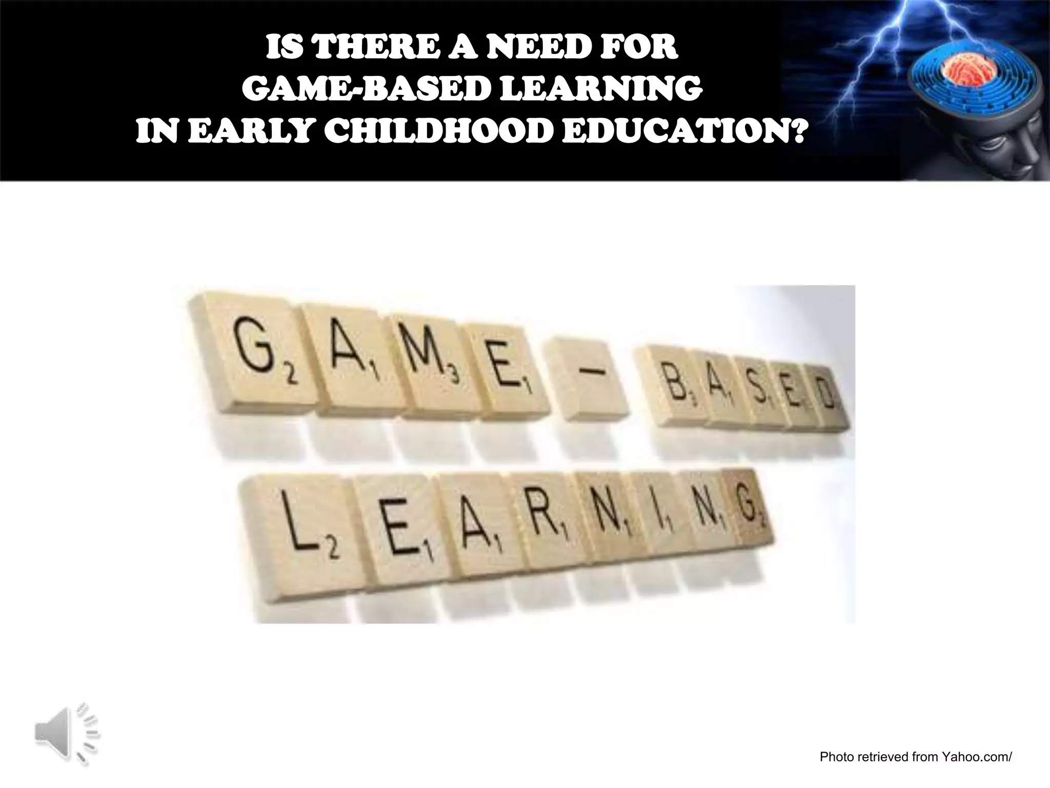 Game based learning ppt presentation - final project | PPTX