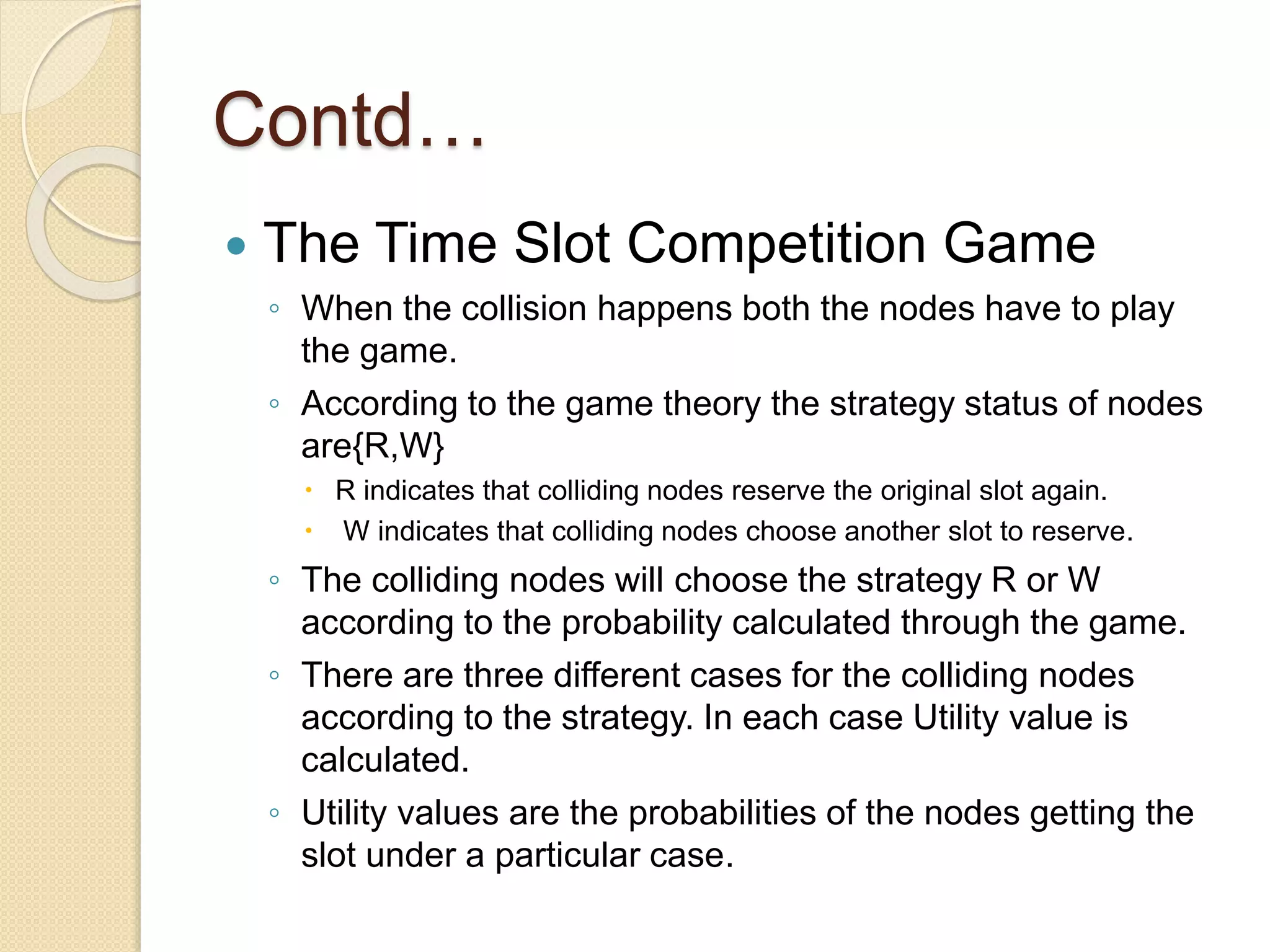 Game Based Tdma Mac Protocol For Vehicular Network Ppt