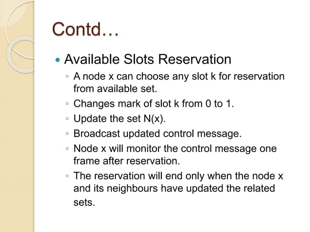 Game Based Tdma Mac Protocol For Vehicular Network Ppt
