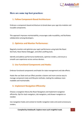 Game-Changing Power of React Native for Businesses in 2024 | PDF