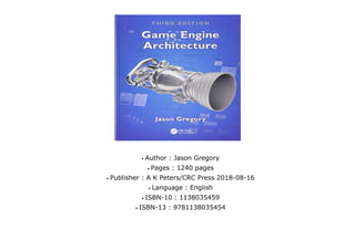 Game Engine Architecture, Third Edition | PDF | Video Game Genres ...
