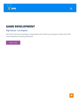 Video Game Design Camp for Teens | PDF