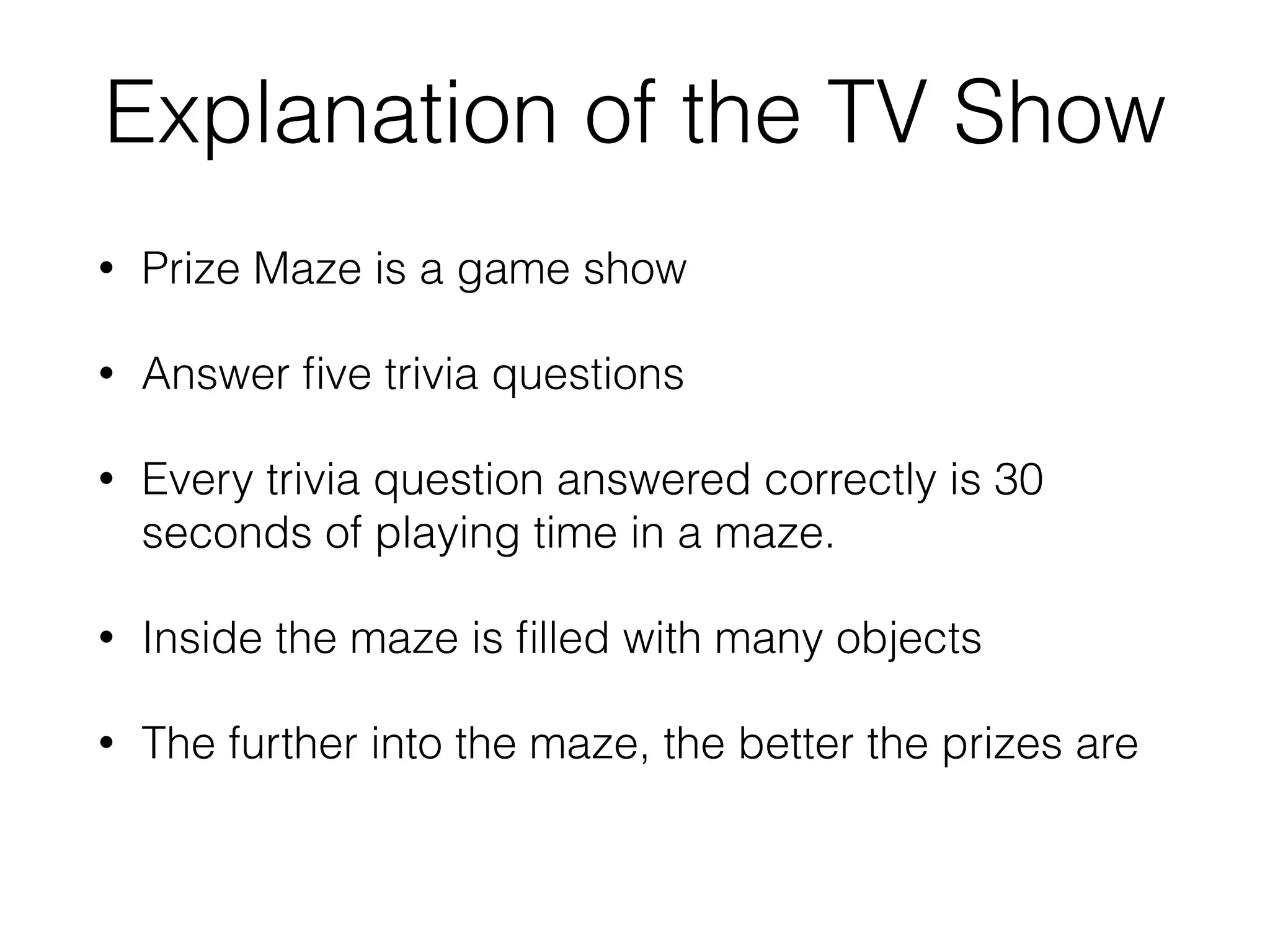 Lucy Game Show | PPT