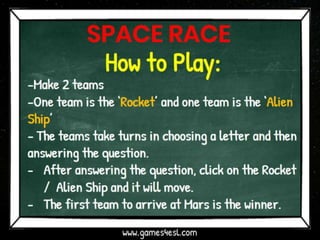 Game space-race-game | PPT