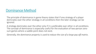 game-theory lecture slides - definition, classification | PPTX | Strategy Video Games | Video ...