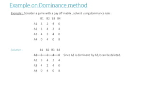 game-theory lecture slides - definition, classification | PPTX | Strategy Video Games | Video ...