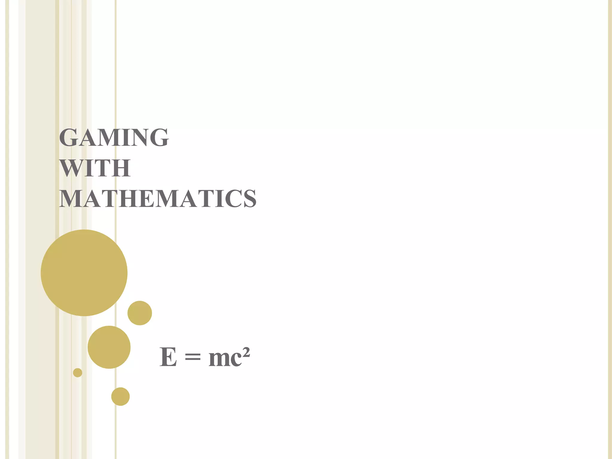 Game theory & Fibonacci series | PPT