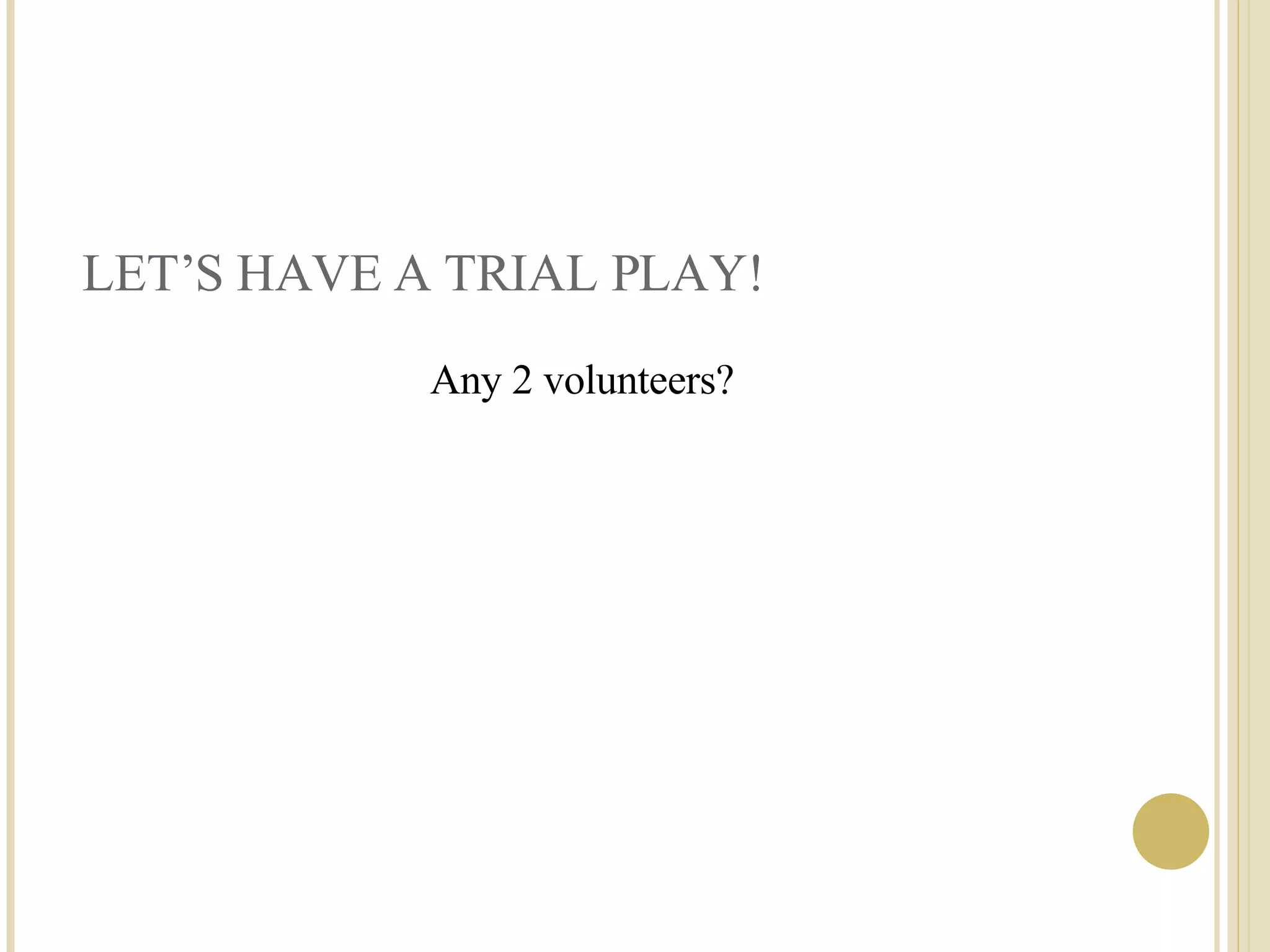 Game theory & Fibonacci series | PPT