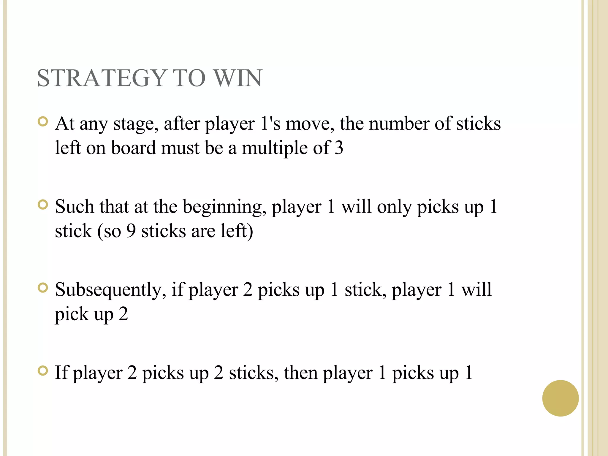 Game theory & Fibonacci series | PPT