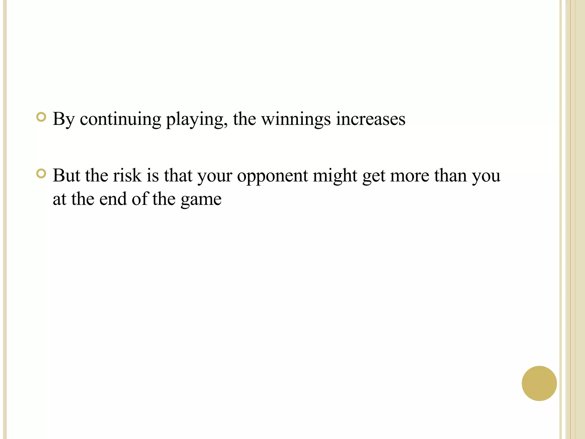 Game theory & Fibonacci series | PPT