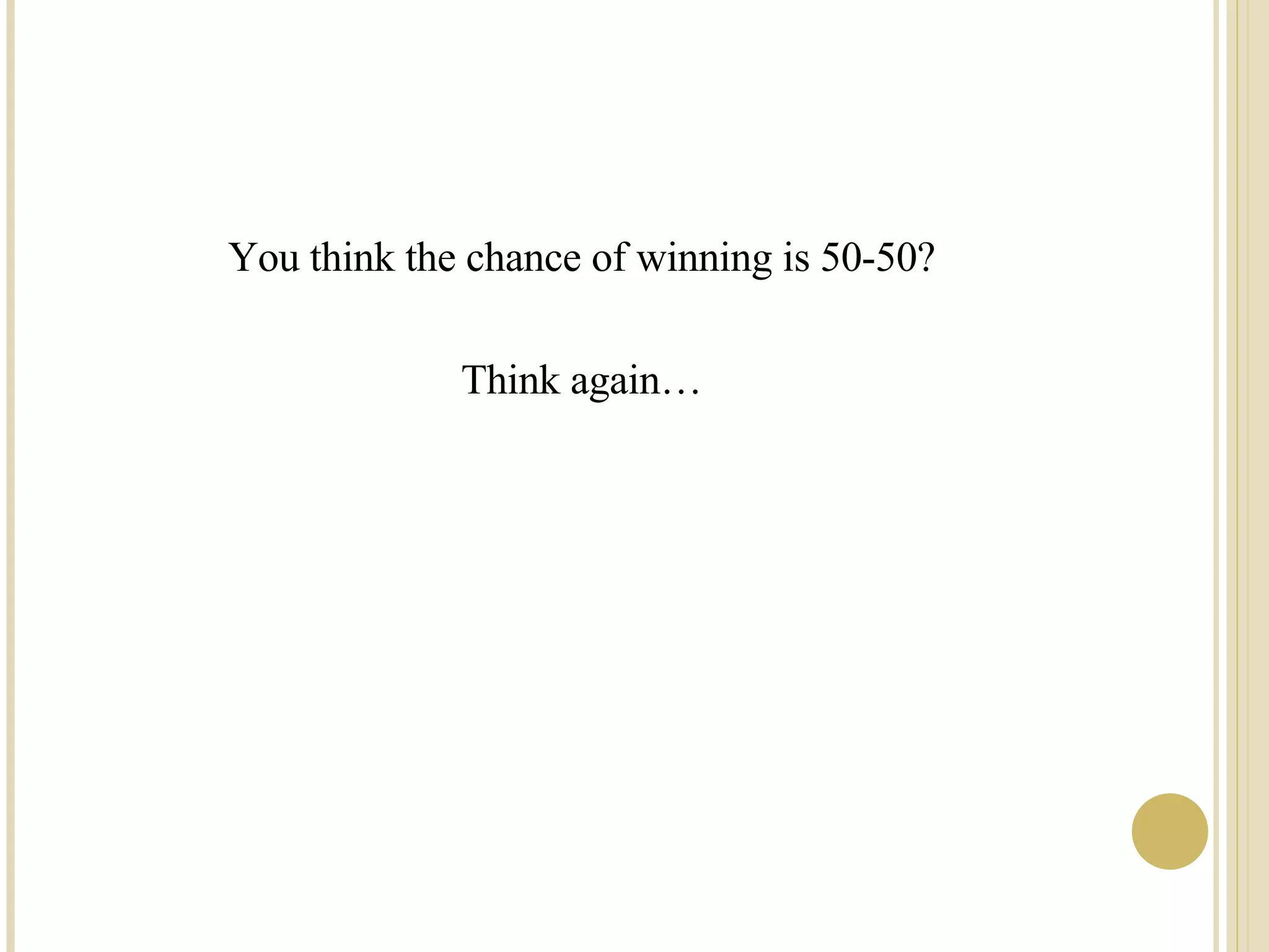 Game theory & Fibonacci series | PPT