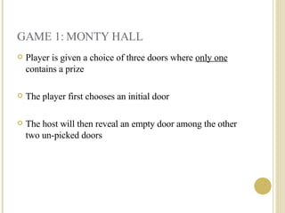 Game theory & Fibonacci series | PPT