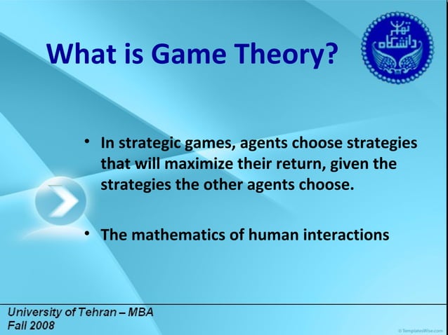 Game Theory Presentation | PPT | Board Games and Puzzles | Games and ...