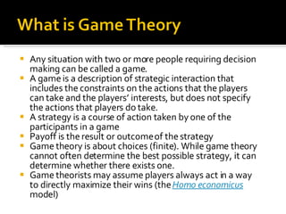 Game Theory | PPT