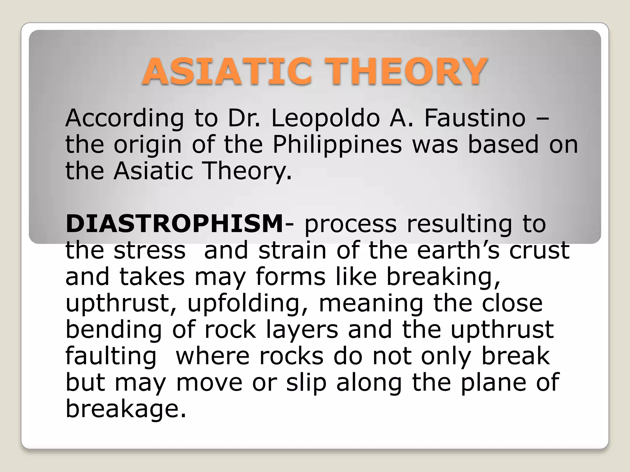 ASIATIC THEORY | PPTX