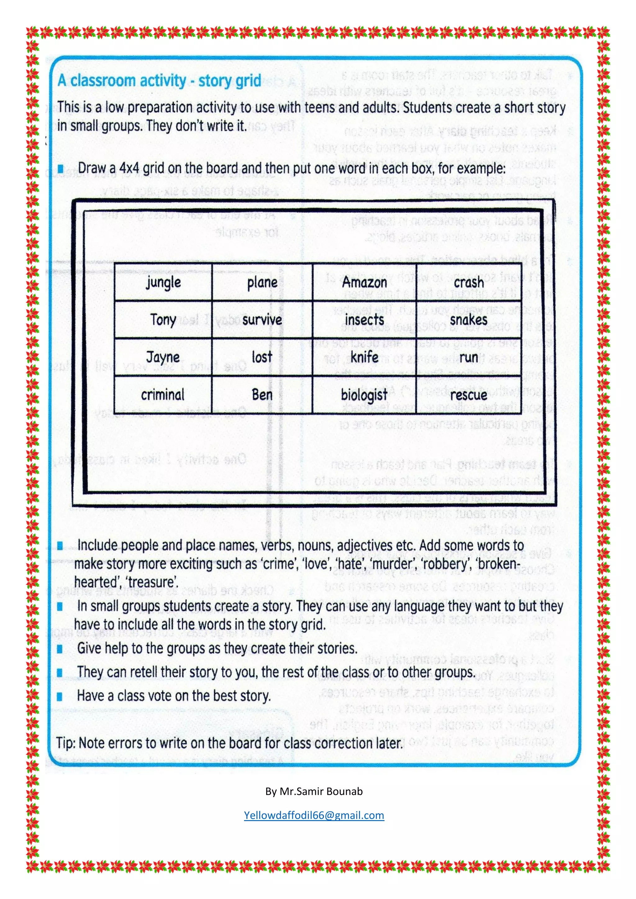 Game 8 story grid | PDF