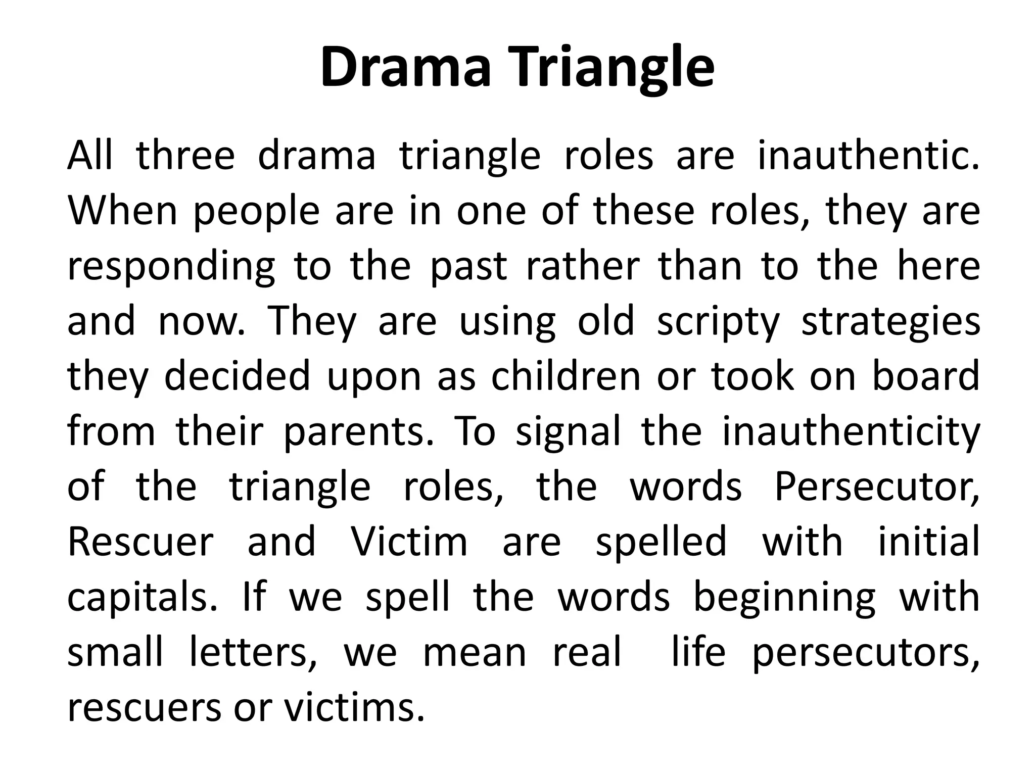 Psychological Games People Play - Transactional Analysis | PPTX