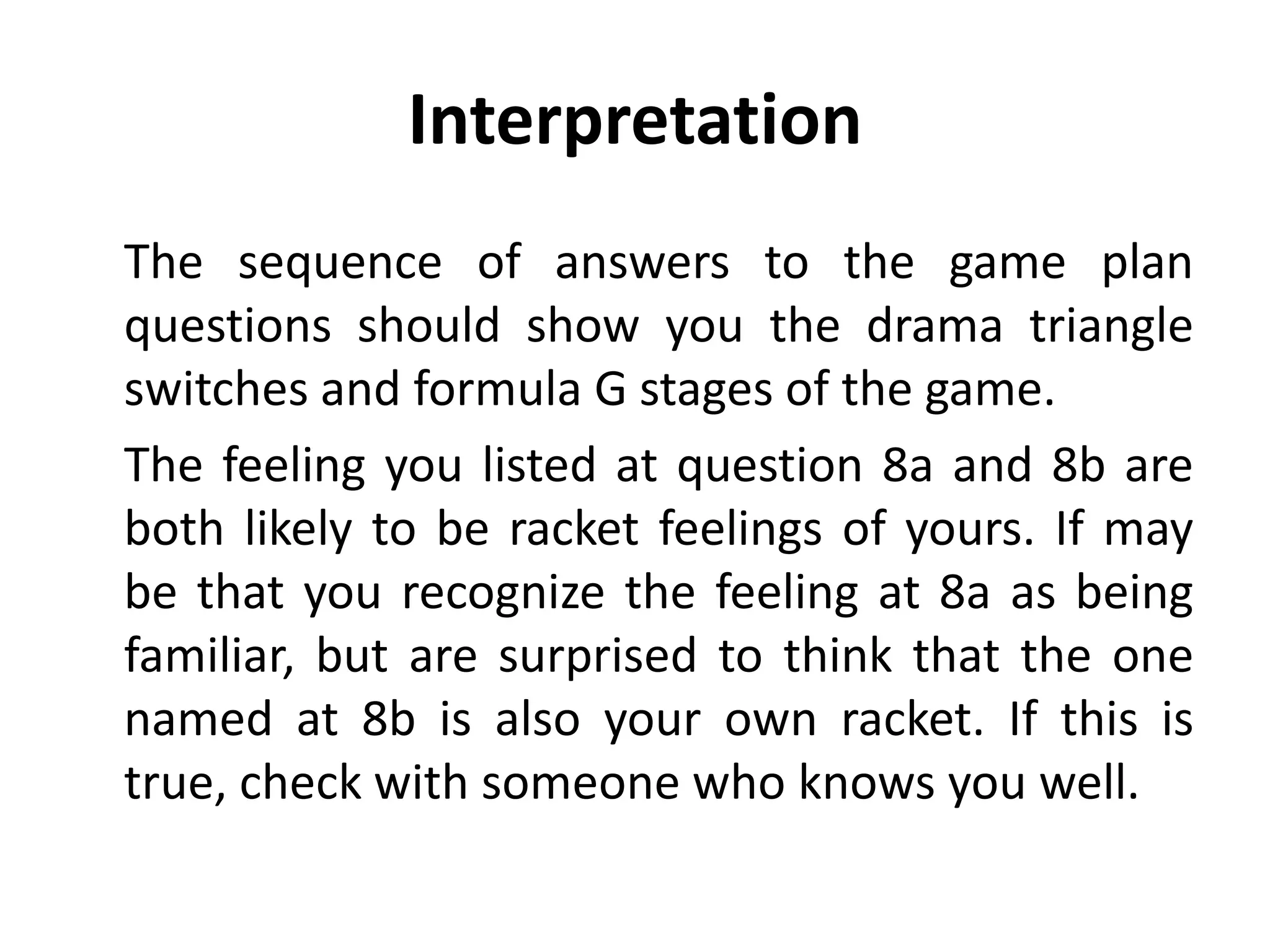 Psychological Games People Play - Transactional Analysis | PPTX