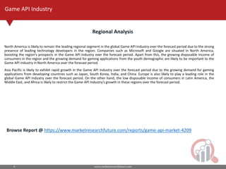 Game api market 3 | PPT